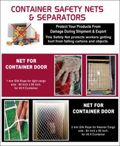 CONTAINER SAFETY NETS & SEPARATORS – Health Safety Environment