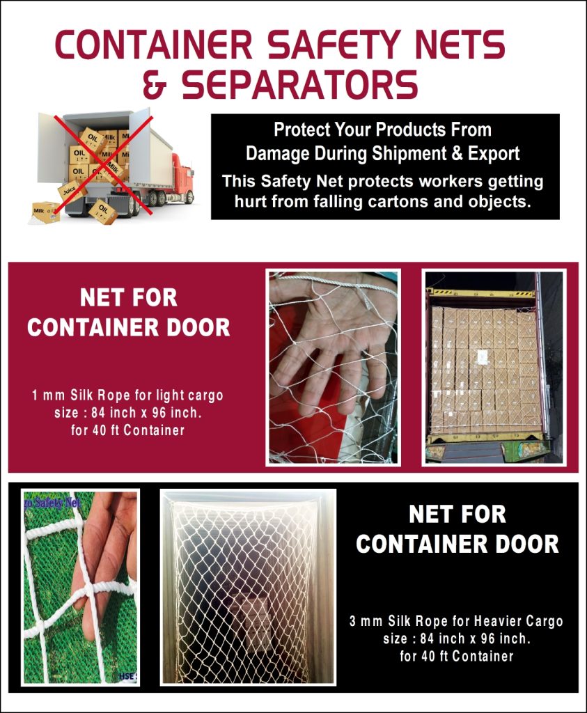 CONTAINER SAFETY NETS & SEPARATORS – Health Safety Environment